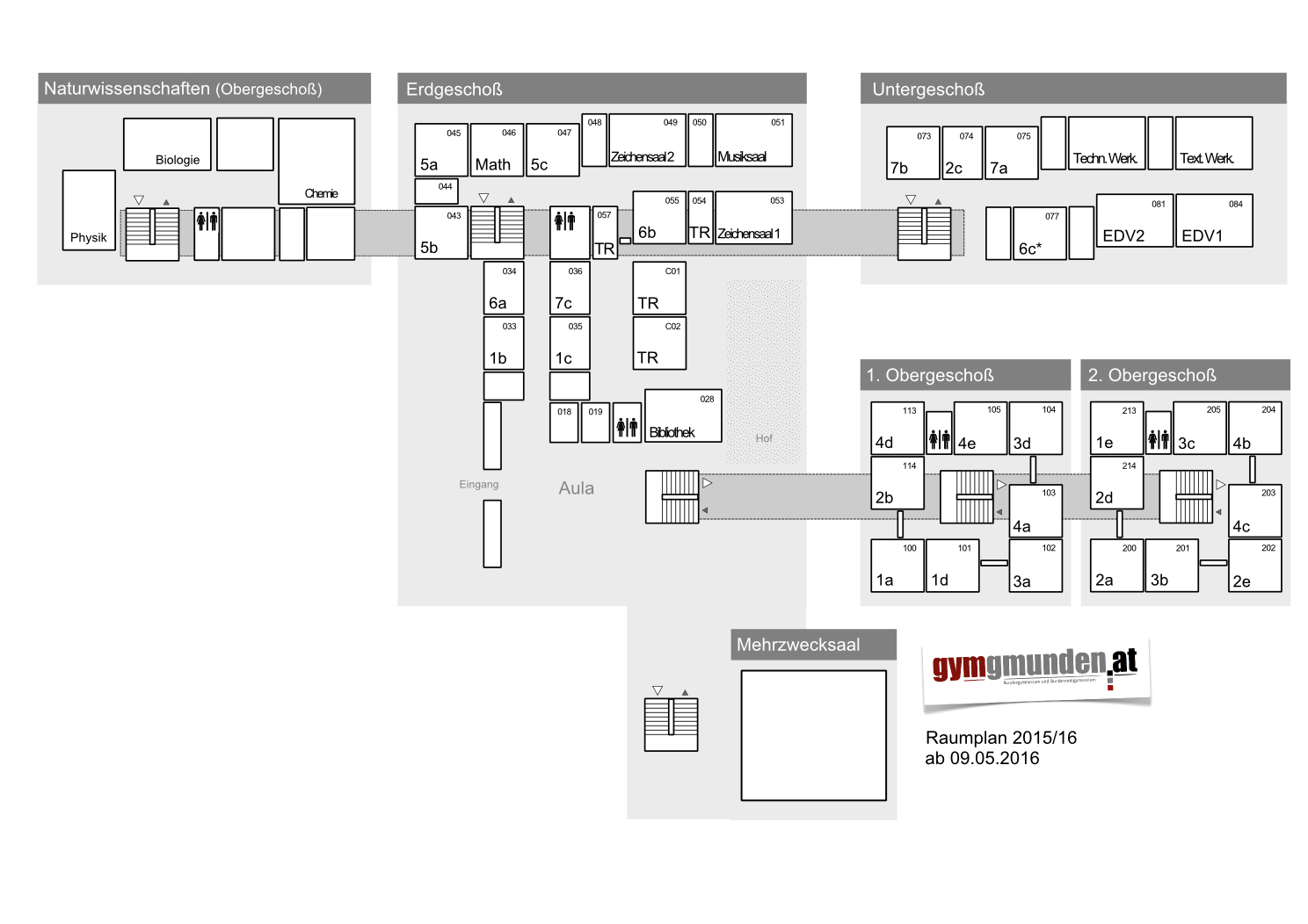 Raumplan1516v5 – BG BRG Gmunden